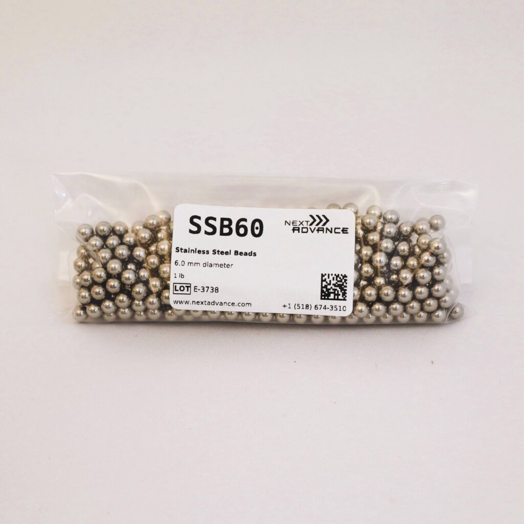 Stainless Steel Beads 6.0 mm, 1 lb. (.45 kg) - Next Advance ...