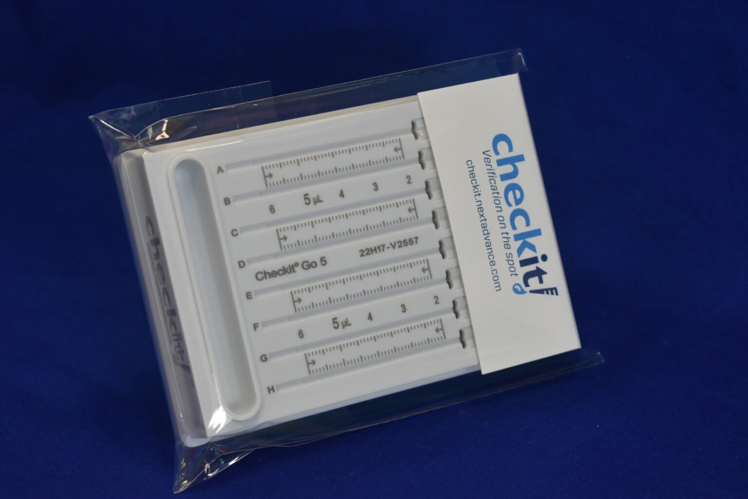 Validate your liquid handler's accuracy at 1 µL in 10 seconds.